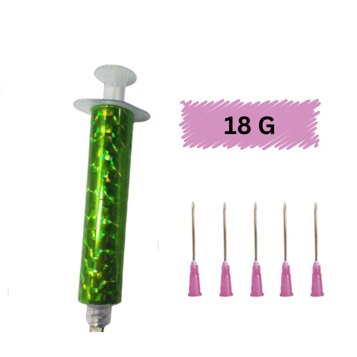 mehndi injection pen with 5 extra needle, create amazing henna designs ...