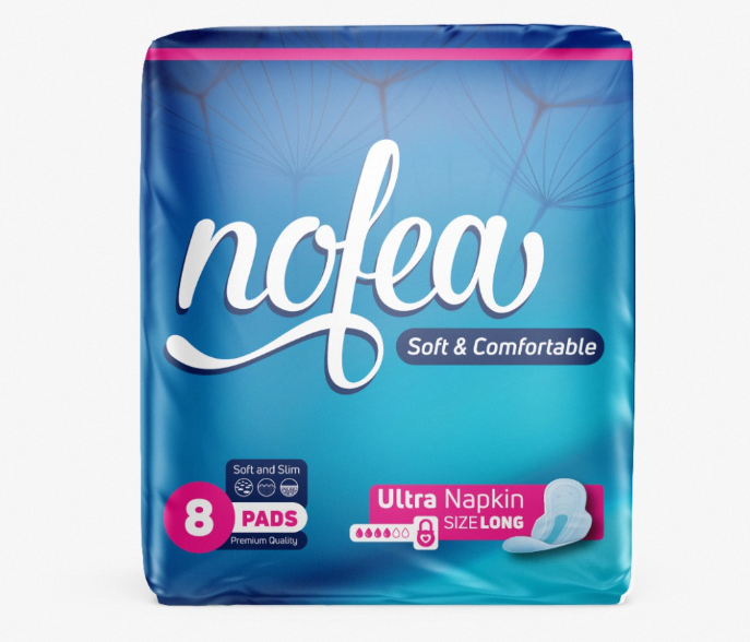 Nofea Napkins/Sanitary Pads Ultra Long - 8 Pads | Daraz.pk