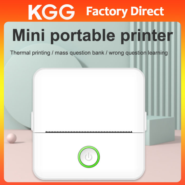 CUANFEN Mini Printer Adhesive Label White Sticker Thermal Paper ...
