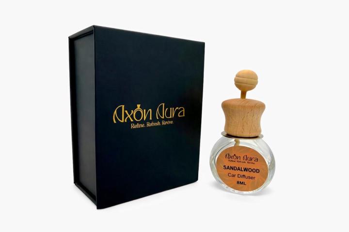 Car Perfume AC Vent Clip - Axon Aura 8ml Sandalwood Car Diffuser ...