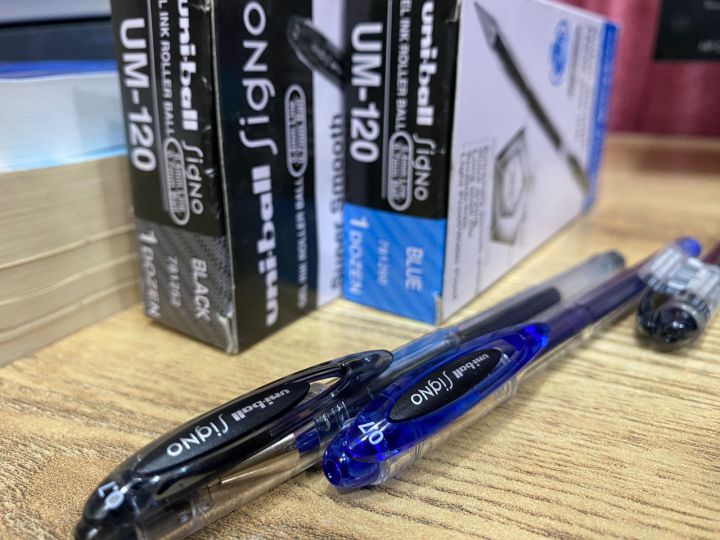 UNIBAL SIGNO-GEL PEN-OFFICE PEN-BUSINESS PEN-BLACK PEN BLACK GEL | Daraz.pk