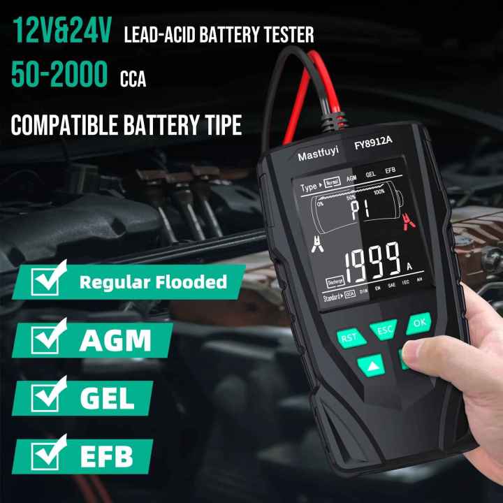 Battery Tester Professional MASTFUYI FY8912A Car / UPS / Solar ...
