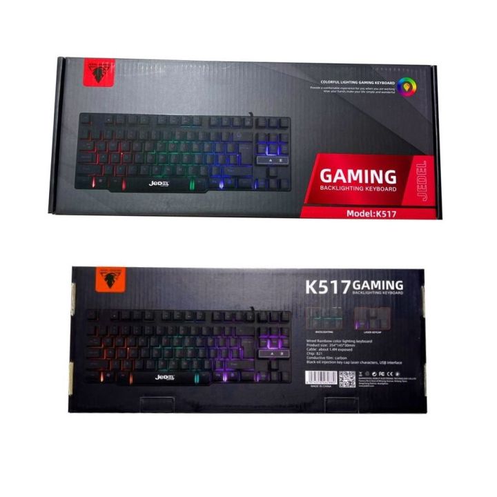 K517 Mini RGB Backlight Keyboard for Immersive Gaming | Daraz.pk