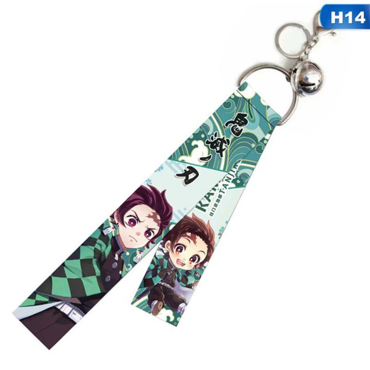【Hot demand】Anime Demon Slayer Keychains Kimetsu No Yaiba Tanjiro ...