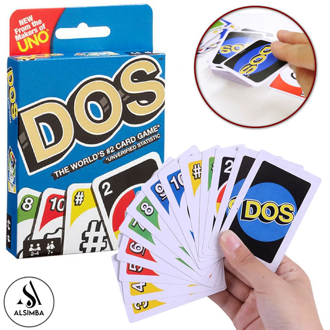 UNO DOS Family Cards Game with Multicolor Laminated Complete 108 Cards ...