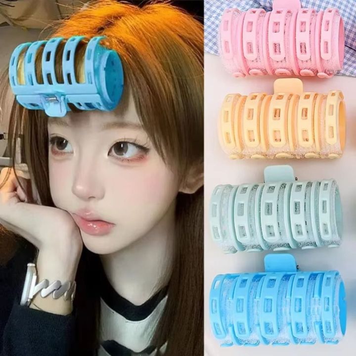Portable Plastic Hair Roller for Bangs Self-adhesive Fluffy Hair Air ...