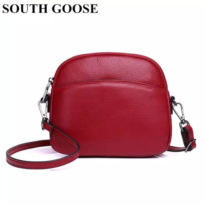 SOUTH GOOSE New Fashion Shoulder Bag Women Genuine Leather Luxury ...