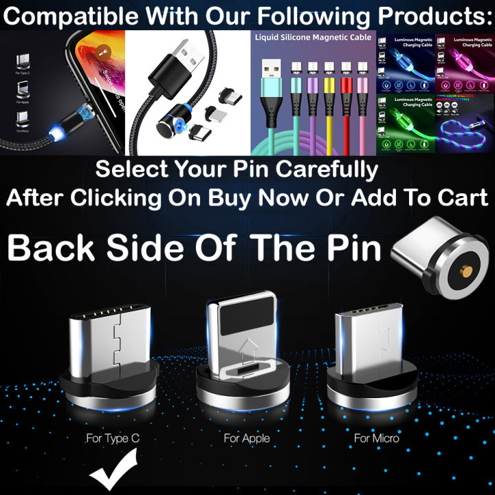 Original Magnetic Fast Charging Pin Only - Micro USB Android - iPhone ...