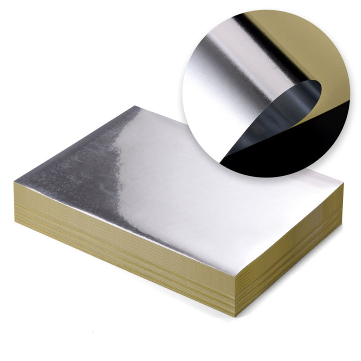 Self Adhesive Silver Sticker Sheet (19X25 Centimeters) | Daraz.pk