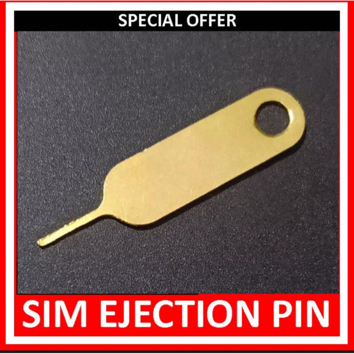 (Pack of 1) Golden Card Tray Eject Needle Tool Pin Long Slim Ejector Pin for All Phone | Daraz.pk
