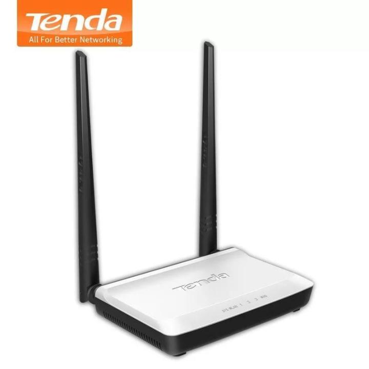 Tenda Router N300 Wireless WiFi Router Booster Double antenna | Daraz.pk