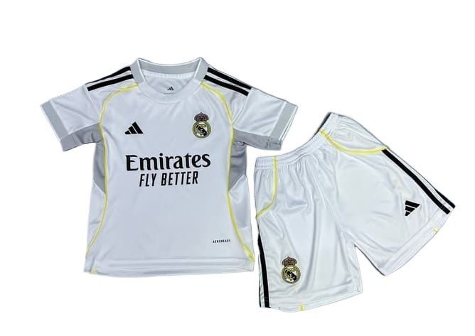 Original Mbappe Full Kit For Kids Real Madrid - Available 2025/2026 ...