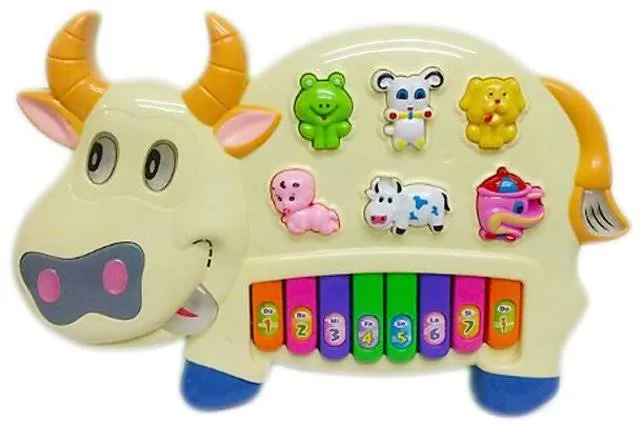 Musical Battery Operated Cow Piano for Kids - Musical Piano -KiDs Mall ...