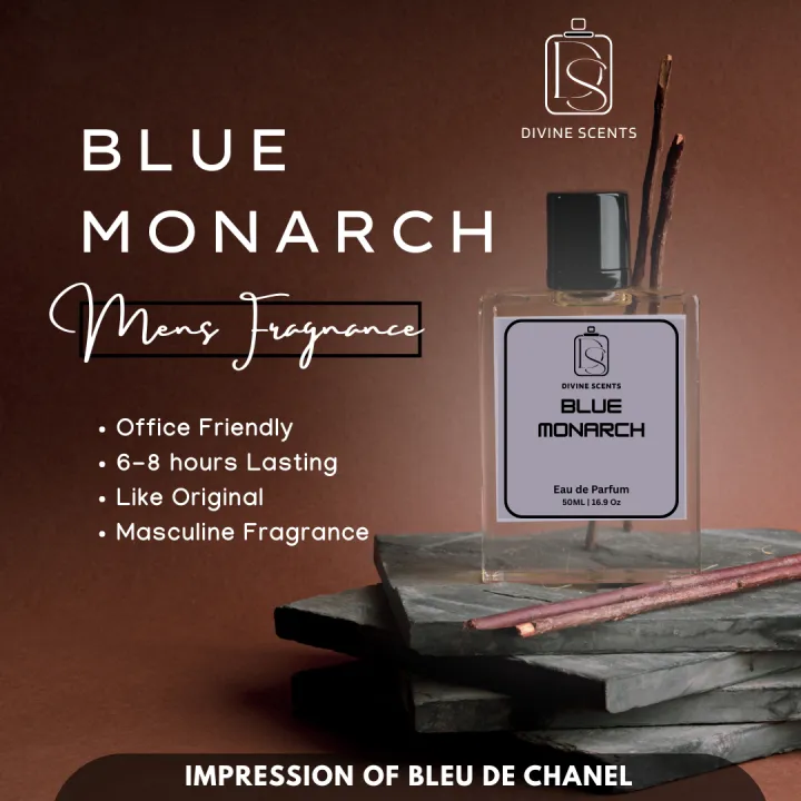 Blue Monarch – Inspired by Bleu de Chanel | Fresh Men's Perfume | 50ml ...