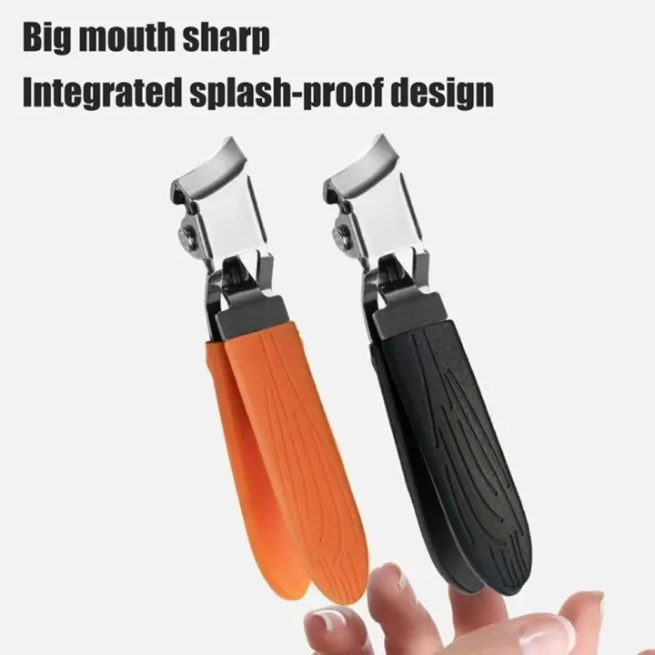 Durable Super Sharp Slanted Nail Clipper Stainless Steel Easy-Open ...