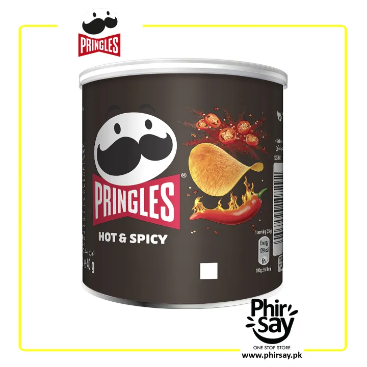 Pringles Chips | Hot & Spicy | 40g | Imported | Daraz.pk
