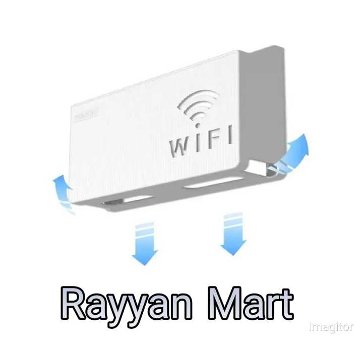 Wall Mounted Storage Router Shelf Holder router box Office Media Decor ...