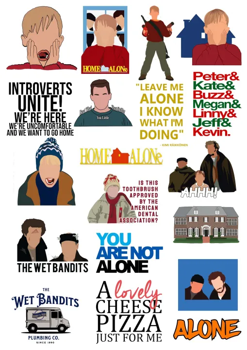 Home alone stickers, for boys, for girls, "'Home Alone' Holiday ...