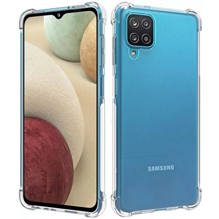 Samsung A12 Transparent Bumper Back Cover | Daraz.pk