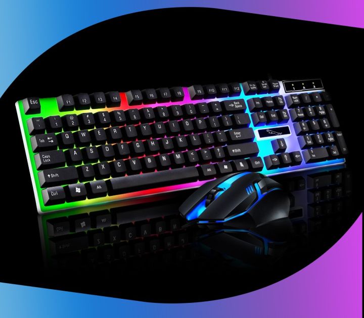 RGB KEYBOARD and MOUSE - RGB KEYBOARD and MOUSE COMBO | Daraz.pk