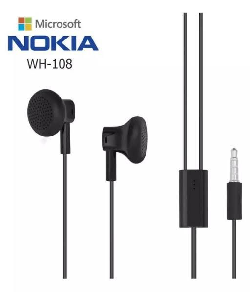 Nokia Original WH108 Handfree with Mic 1 Meter Length High Sound ...