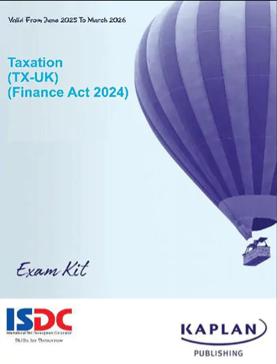 Kaplan ACCA F6 Taxation (TX-UK) FA24 Exam Kit 2026 | Daraz.pk
