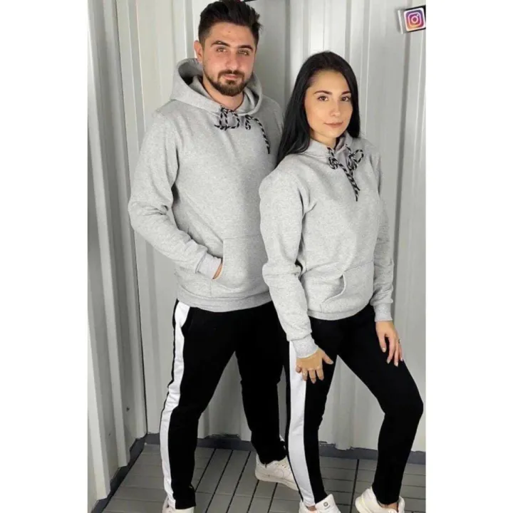 BLACK N WHITE GARMENTS Couples Hoodie Fleece | Daraz.pk
