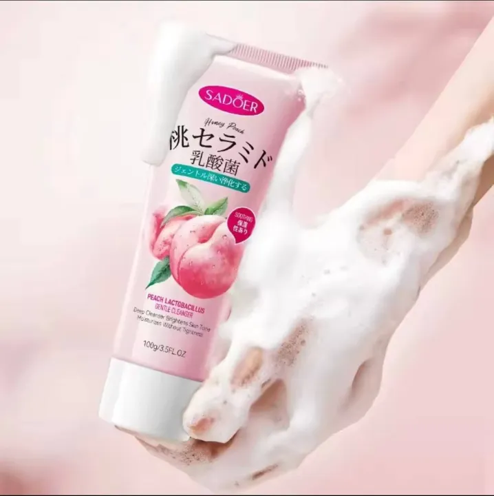 Honey Peach Lactobacillus Gentle Cleanser – Hydrating, Brightening ...