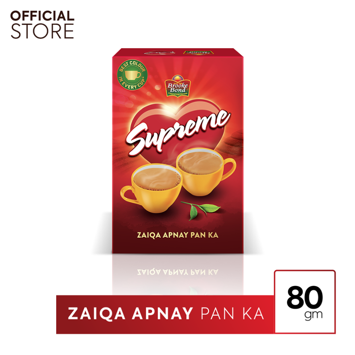 Rs.10 Off - Brookebond Supreme 80G - Black Tea | Daraz.pk