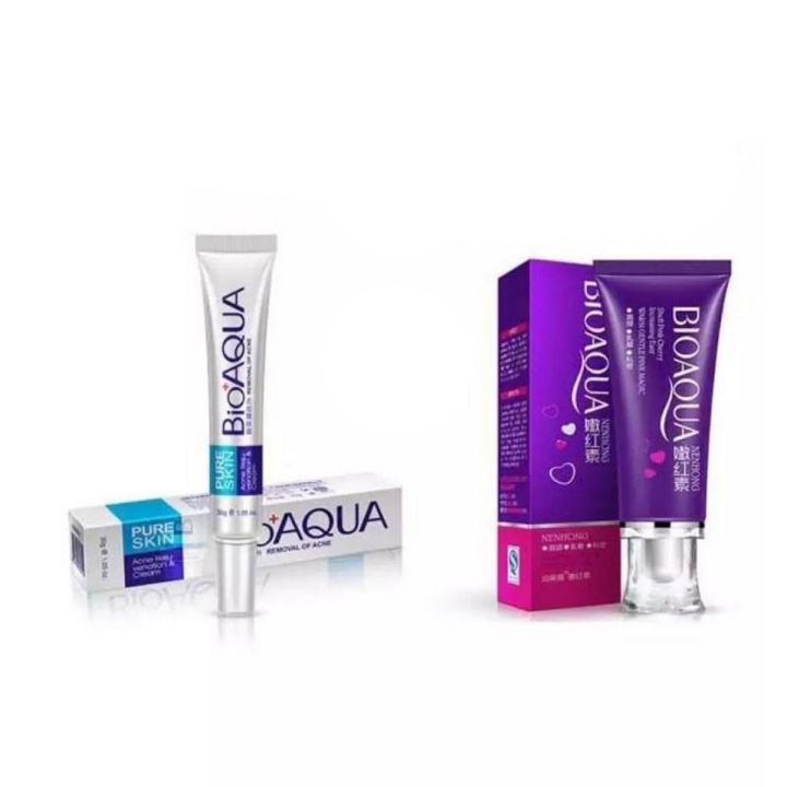 Natural Pink Lips Balm Cream & Acne Cream | Daraz.pk