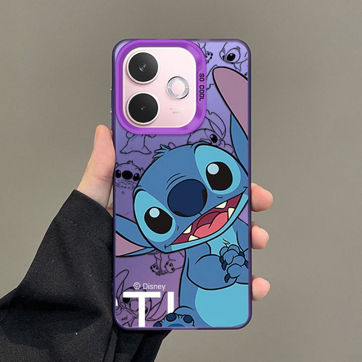 OPPO A5 Pro 5G A5 Pro Joyful Cute Stitch Case Colored Silver Casing ...