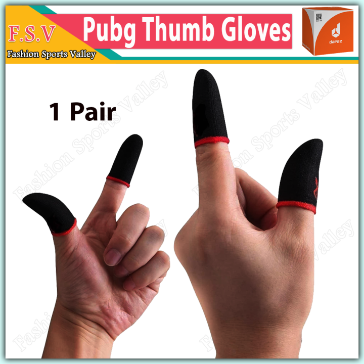 PUBG Trigger Finger Gloves Thumb Sleeves for All Games(1- Pair) | Daraz.pk