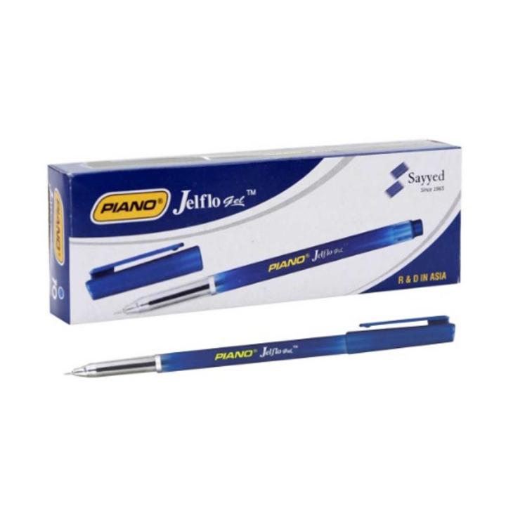 PIANO Jelflo Gel Pen - Pack of 10 Pcs | Daraz.pk
