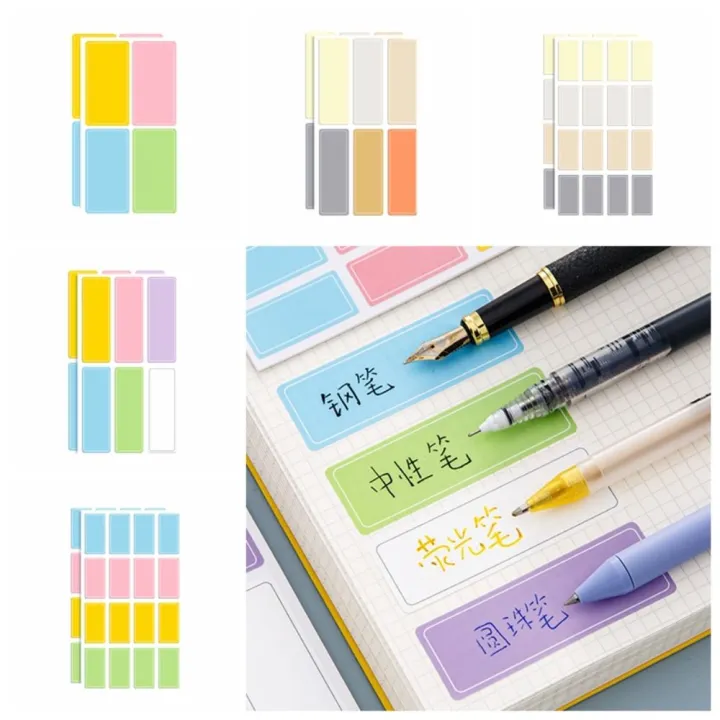 Multicolor Subject Classification Name Tag Sticker Decoration Sticker ...