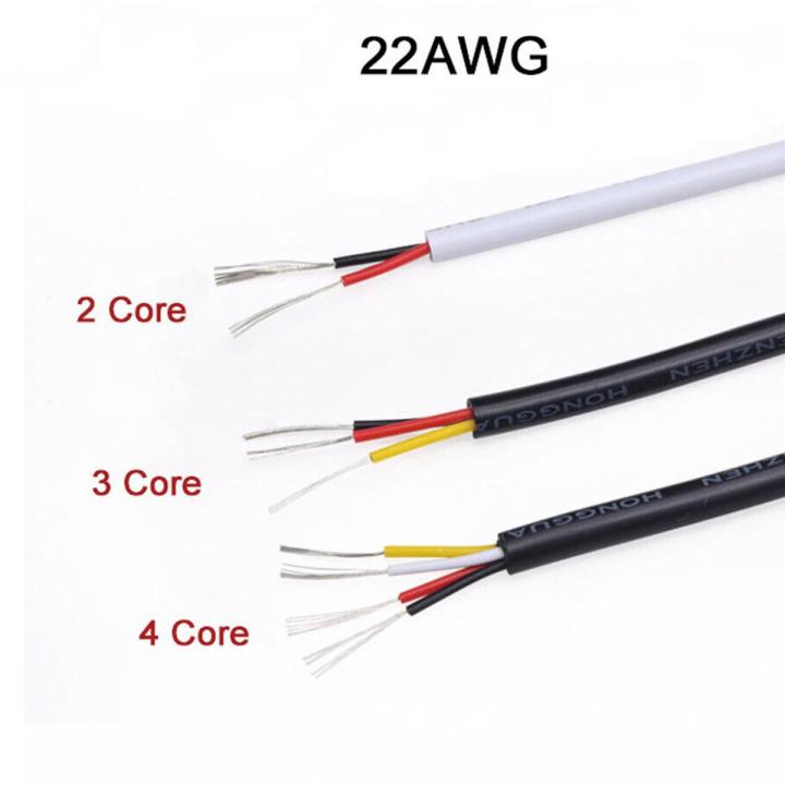Small multi-core wire 2 core signal copper wire 30AWG PVC Sheathed ...