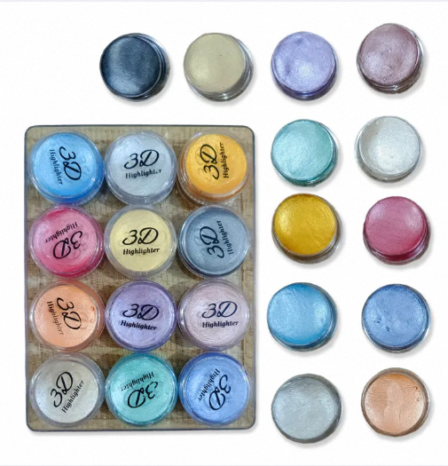 12-Color Creamy 3D Eyeshadow Palette | Trendy Shimmer & Glitter ...