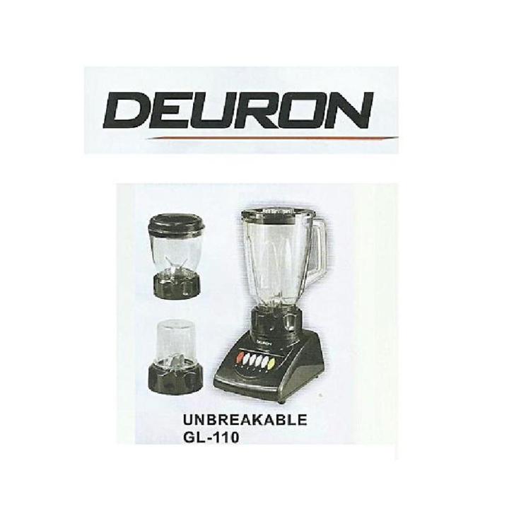 Deuron Unbreakable 3 in 1 Blender and juicer - Black | Daraz.pk