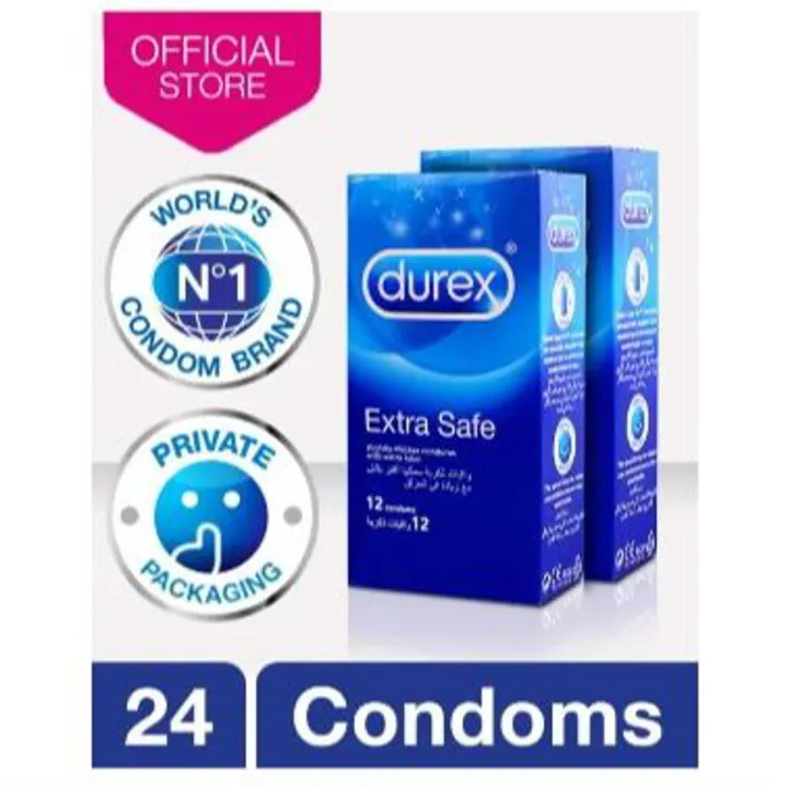 Pack Of 24 - Extra Safe Condoms Thicker And Lubricated Condom | Daraz.pk