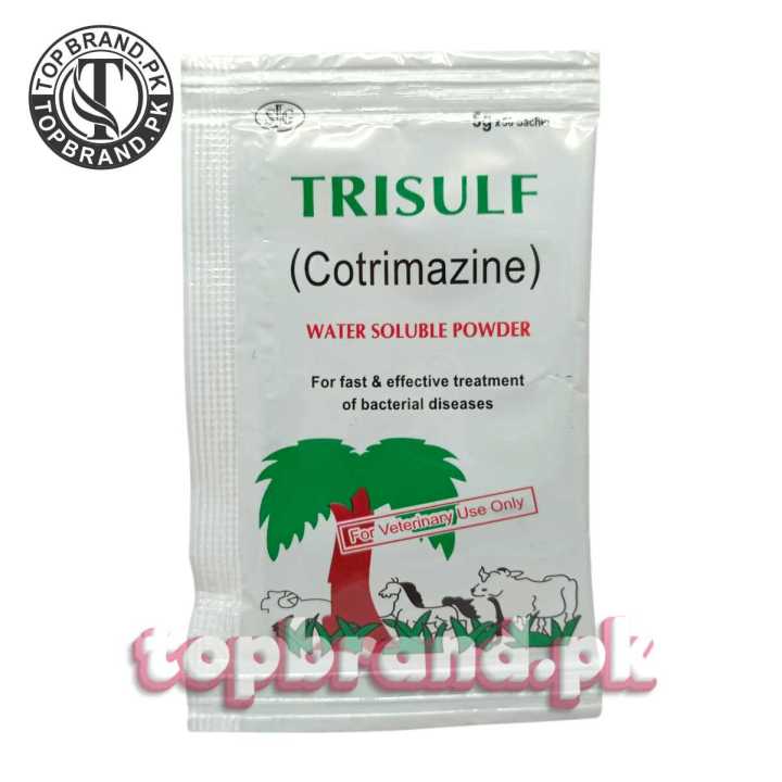 Trisulf Sachet (cotrimazine) – (Sulfadimidine 33.3% & Sodium ...
