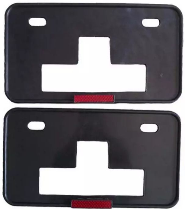 Number Plates ABS Plastic Frame With Reflector | Universal | for All ...