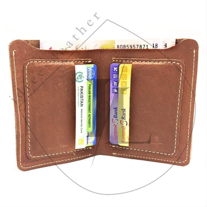 Leather Wallet for Men in Pakistan – 100% Genuine Leather Bifold Wallet ...