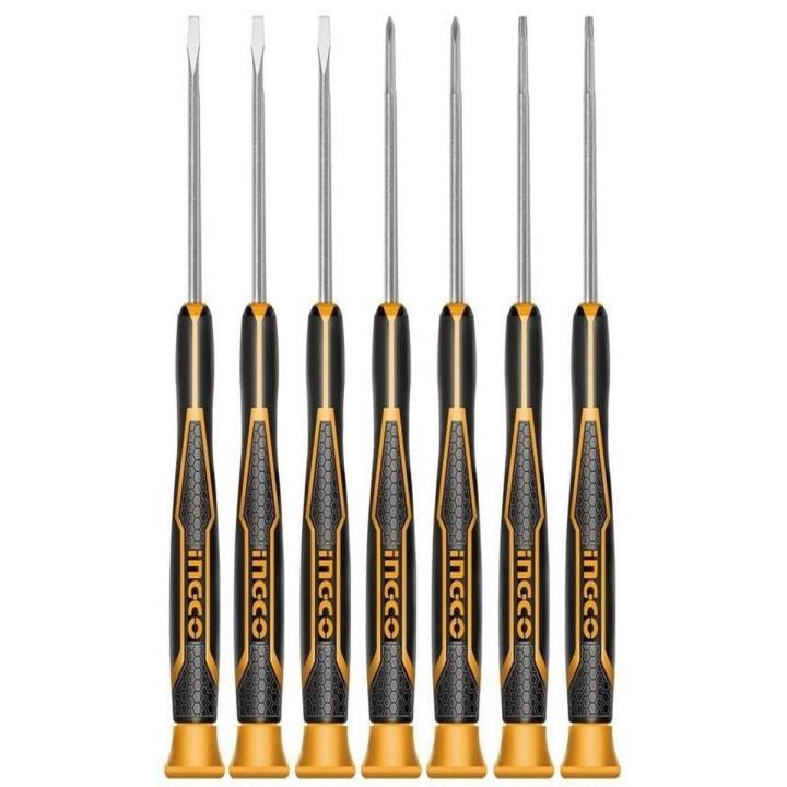 ZT - INGCO 7 Pcs - Precision Screwdriver Set | Daraz.pk