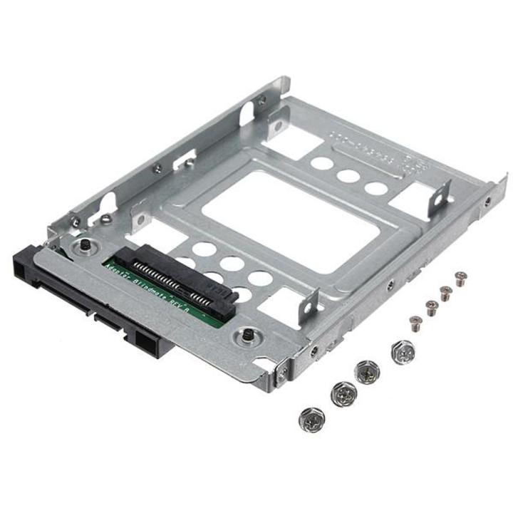 NEW 2.5" SSD Computers to 3.5" SATA Hard Disk Drive Adapter Caddy Tray ...