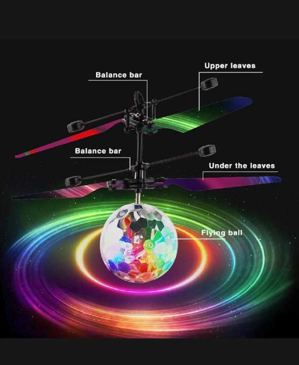 AS Led Light Suspension Crystal Ball Infrared Induction RC Gesture ...