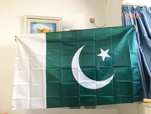 48x72 inches Imported Parachute Flag Pakistan Orignal colours High ...