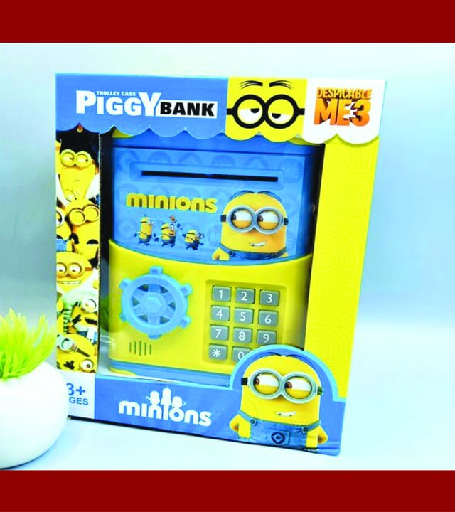 Minion Safe Bank ATM machine toy For Kids | Daraz.pk