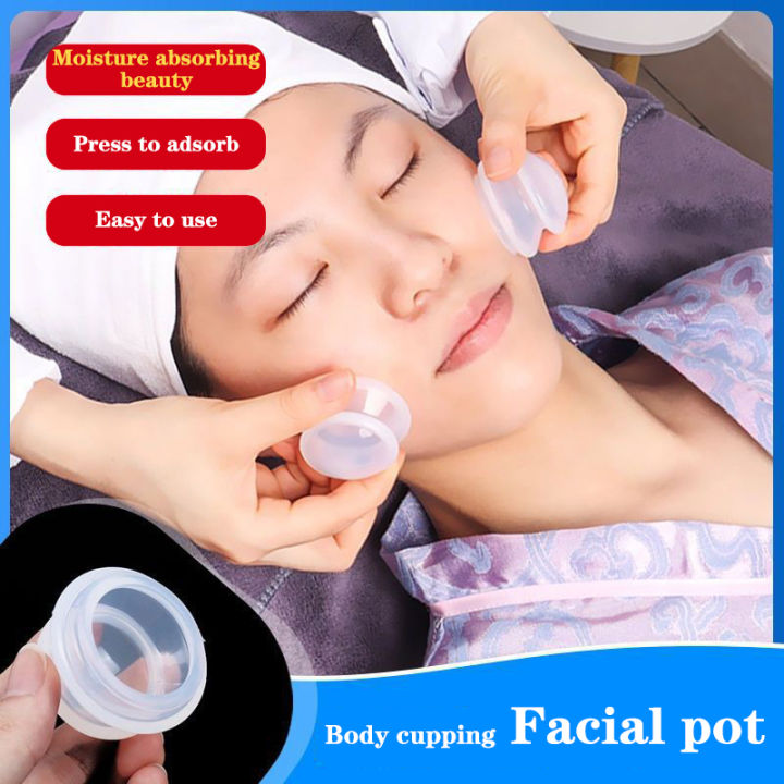 Transparent Silicone Cupping Massage Cup For Body Fac Neck Eye Massage ...