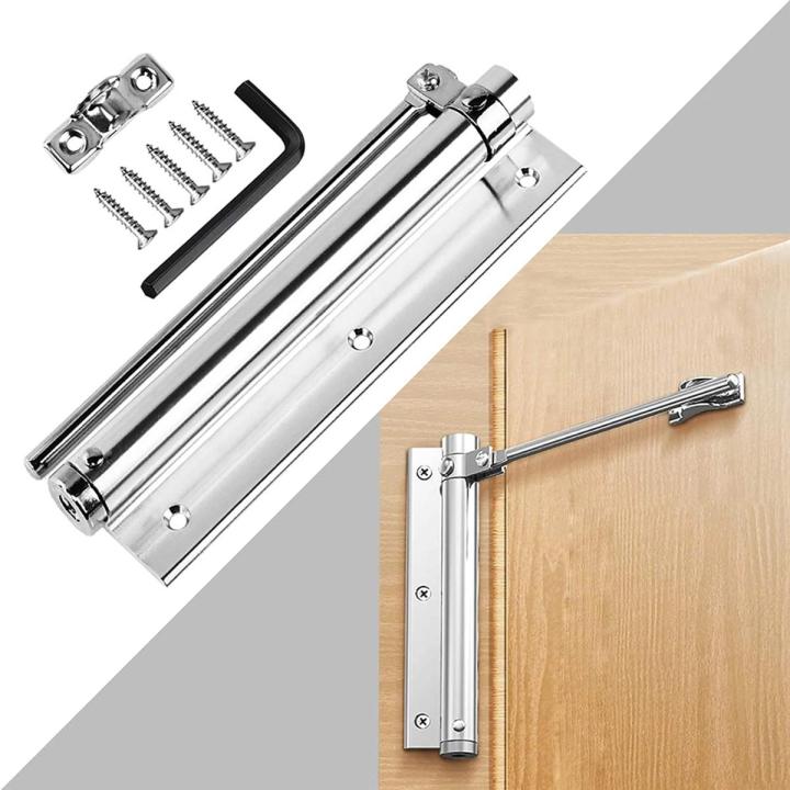 Adjustable Door Closer, Aluminum Alloy Automatic Door Closer, Spring ...