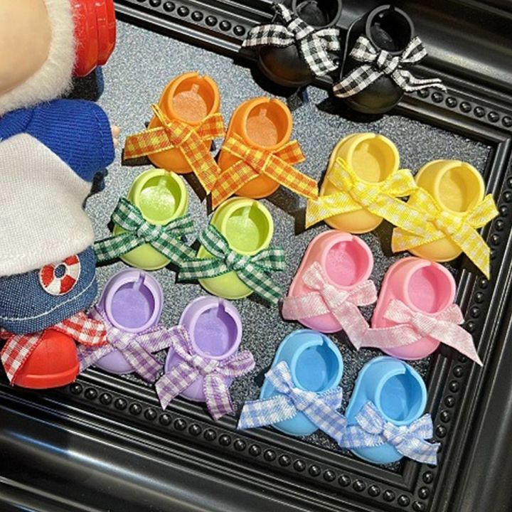 New Hand-made For Labubu Shoes Multiple Styles Plastic Bow Boots ...