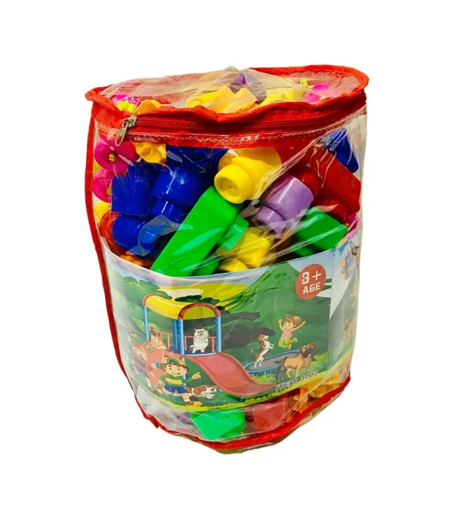 Building Blocks Set Large with Zipper Bag Extremes Quality Blocks for ...